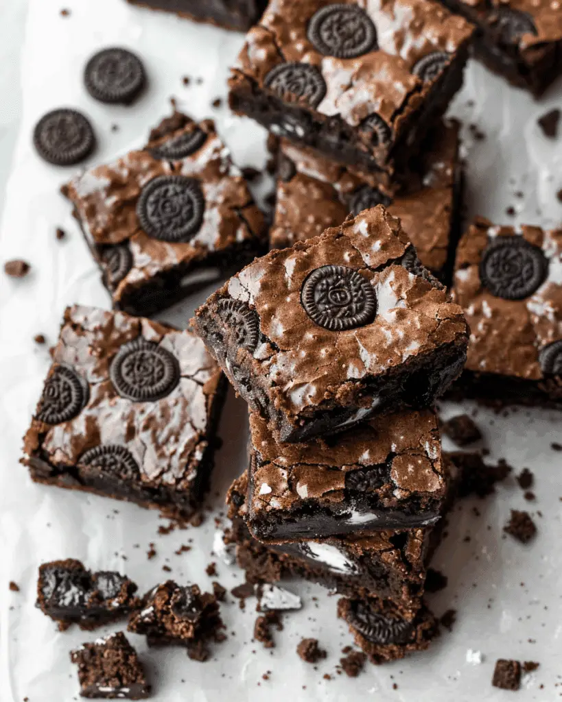 Easy Fudgy Oreo Brownie Recipe | Emily'S Plate