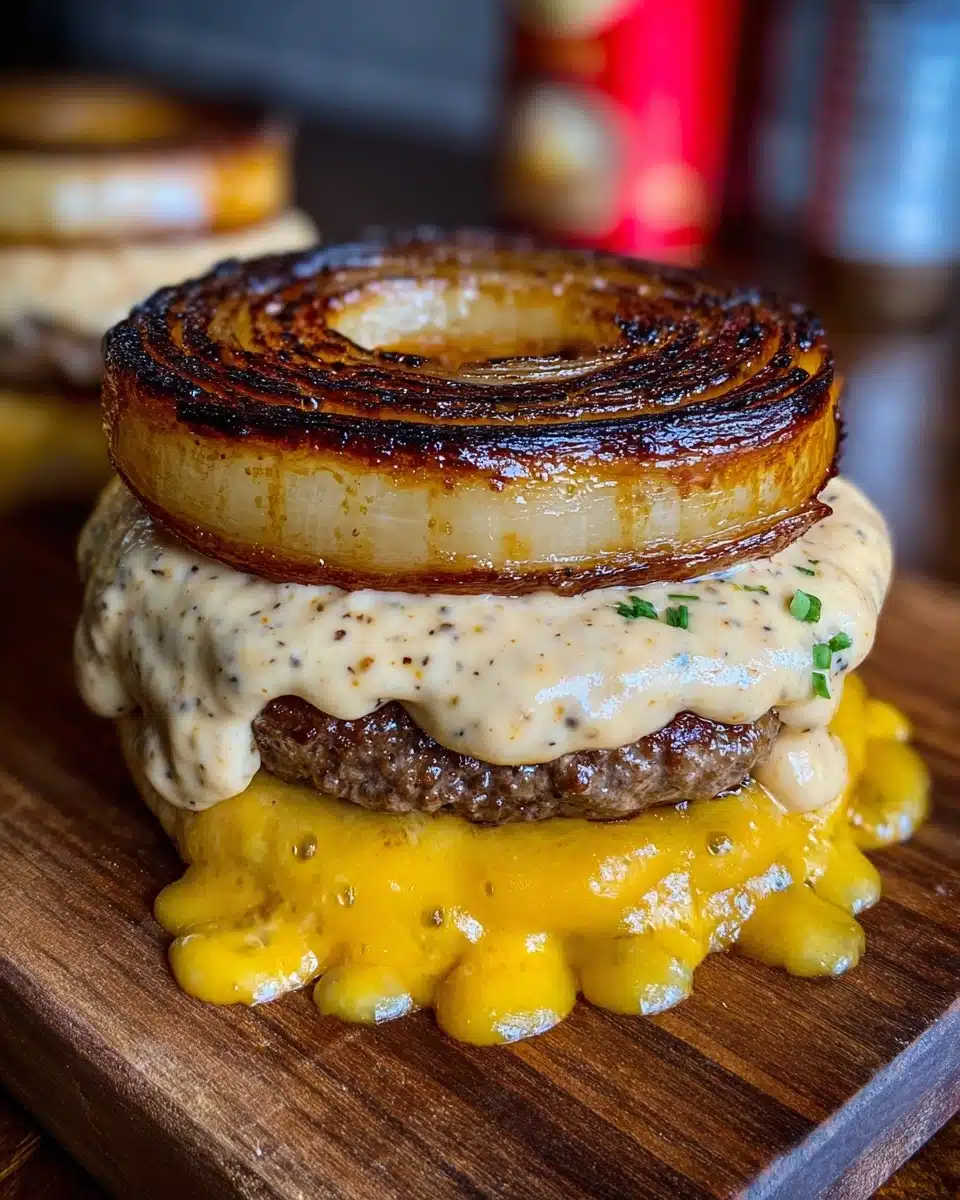 Flying Dutchman Burger Recipe - Irresistible Bun-Less Cheeseburger