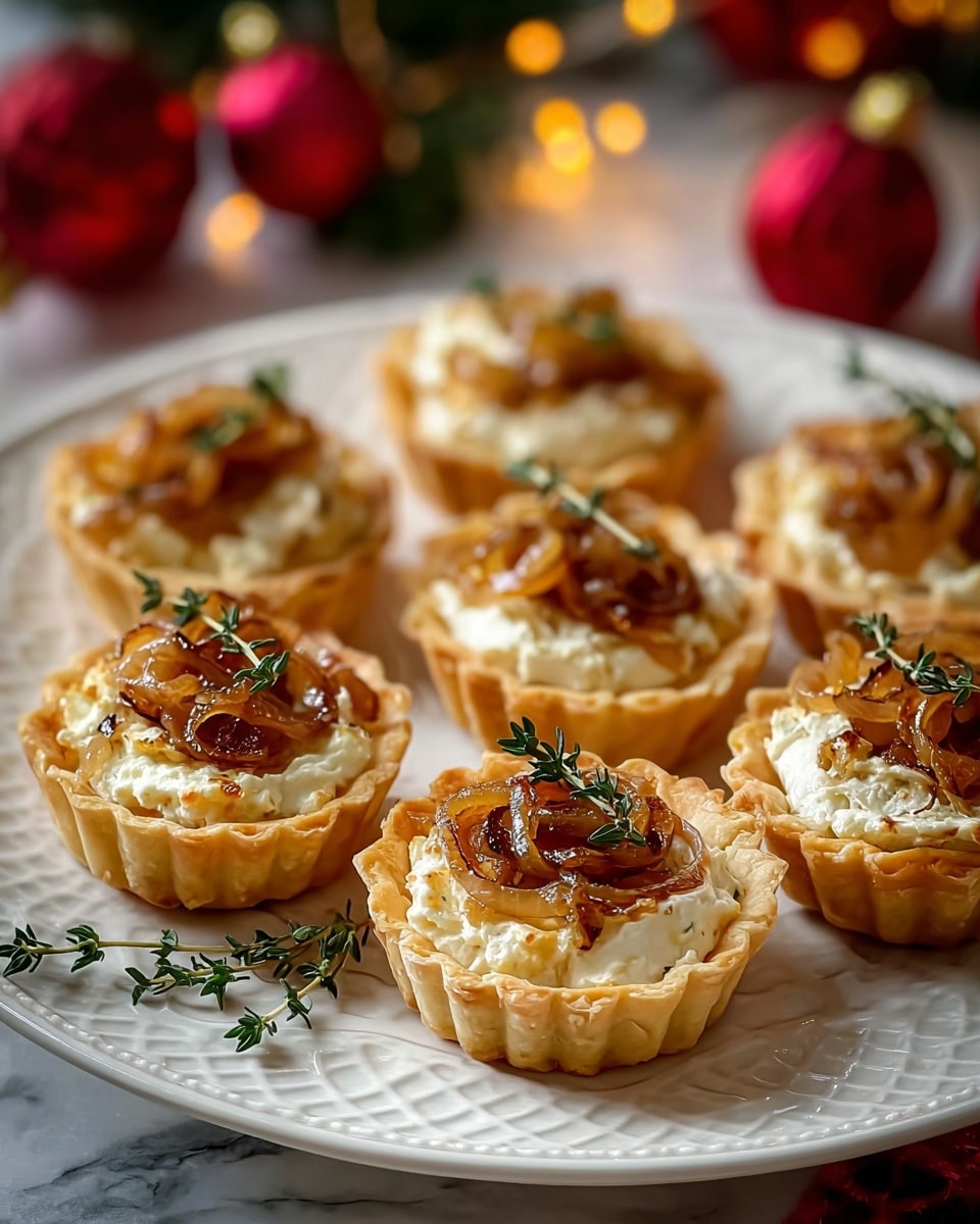 Caramelized Onion and Goat Cheese Tartlets – Elegant Appetizer