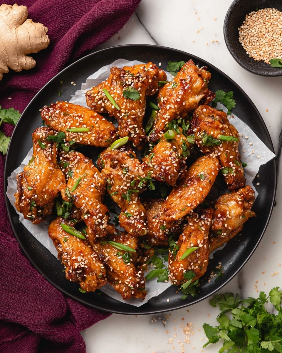 Korean Chicken Wings with Spicy Gochujang Sauce – Bold & Crispy