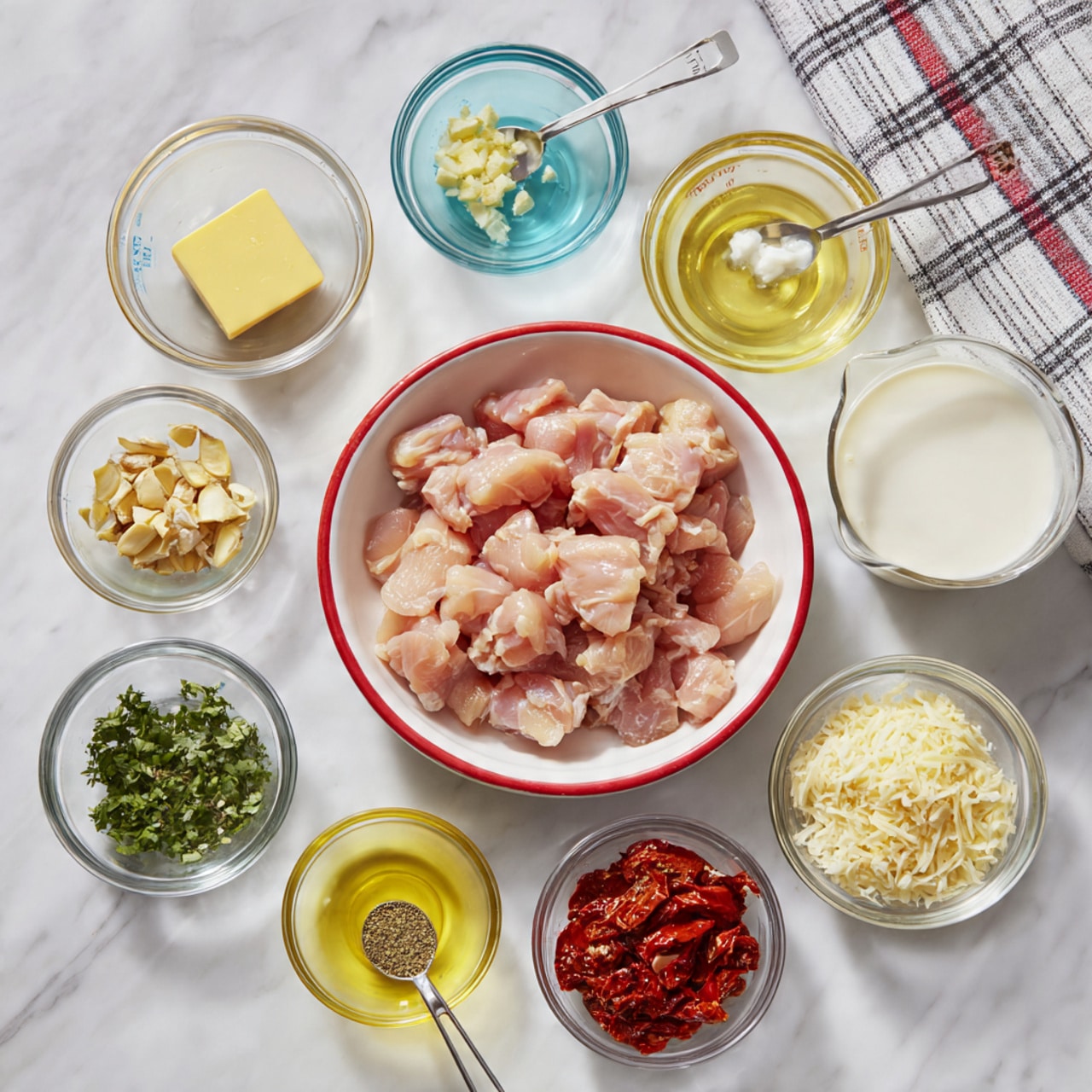 Keto Chicken Skillet with Tomato Basil Cream Sauce – Delicious & Easy