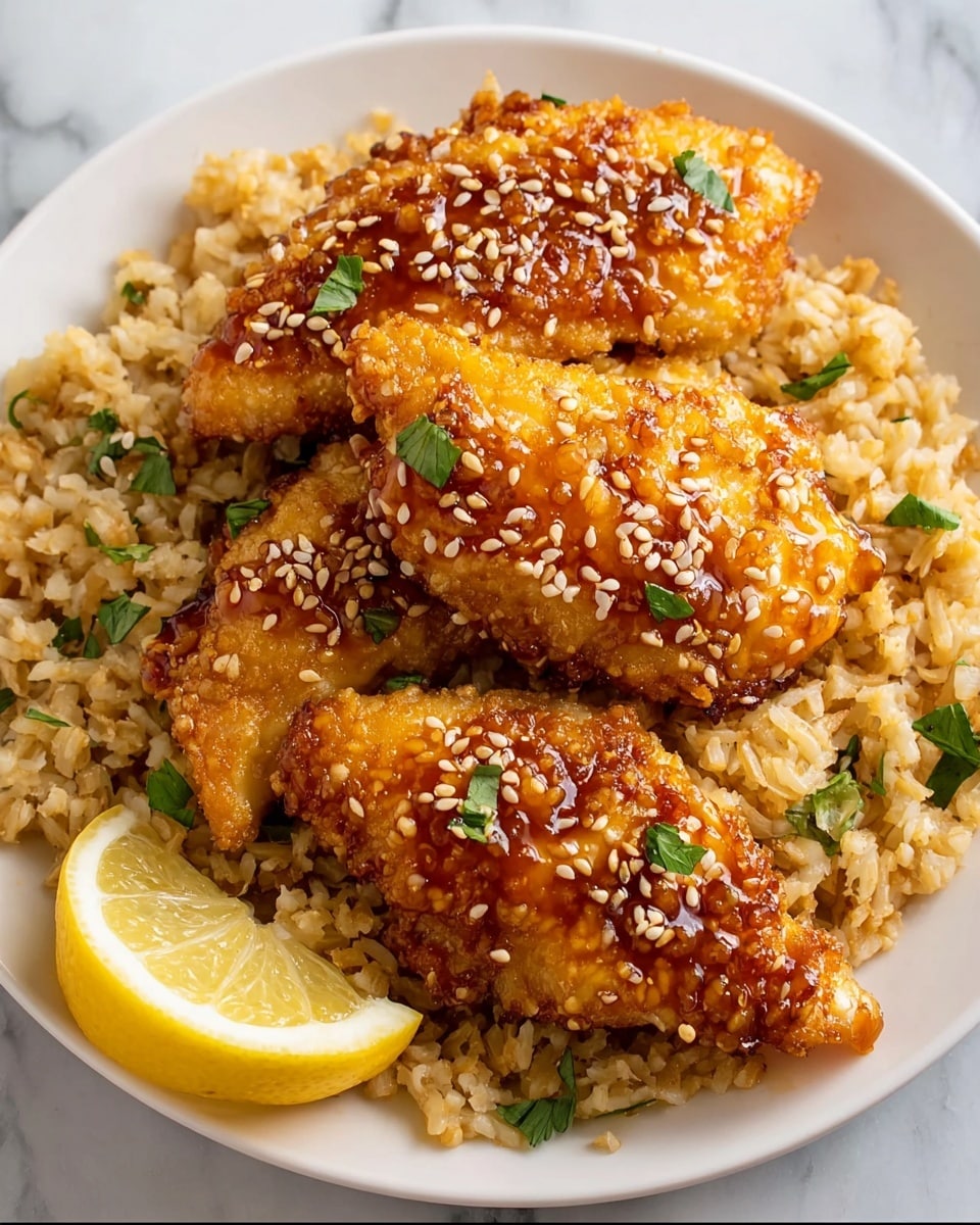 Baked Crunchy Hot Honey Chicken: Crispy, Sweet, and Spicy