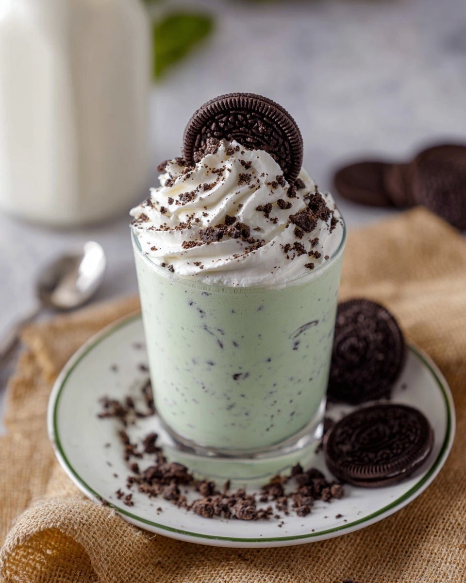 Mint Chocolate Chip Oreo Milkshake: Irresistible & Refreshing