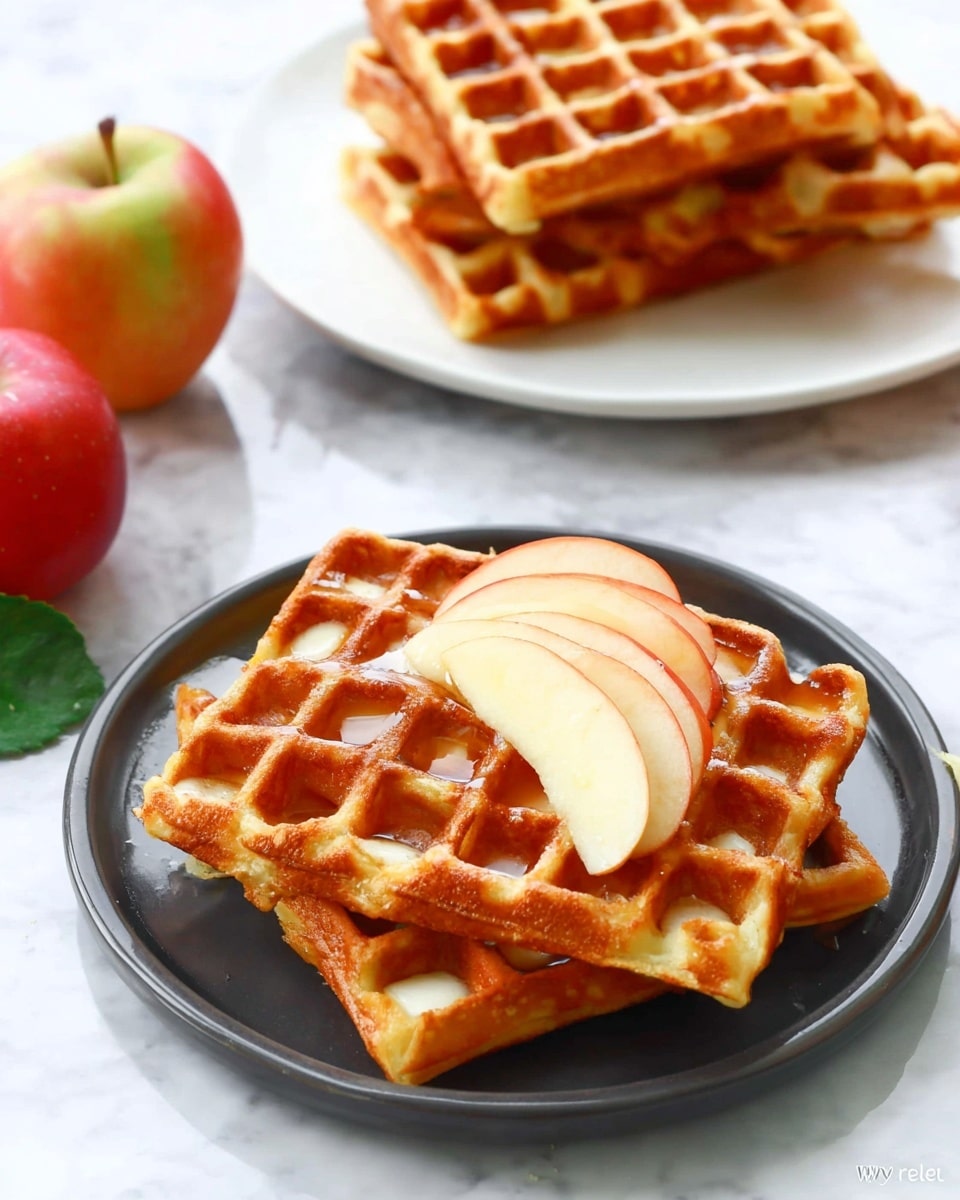 Easy Apple Waffles - Delicious & Cozy Breakfast Favorite