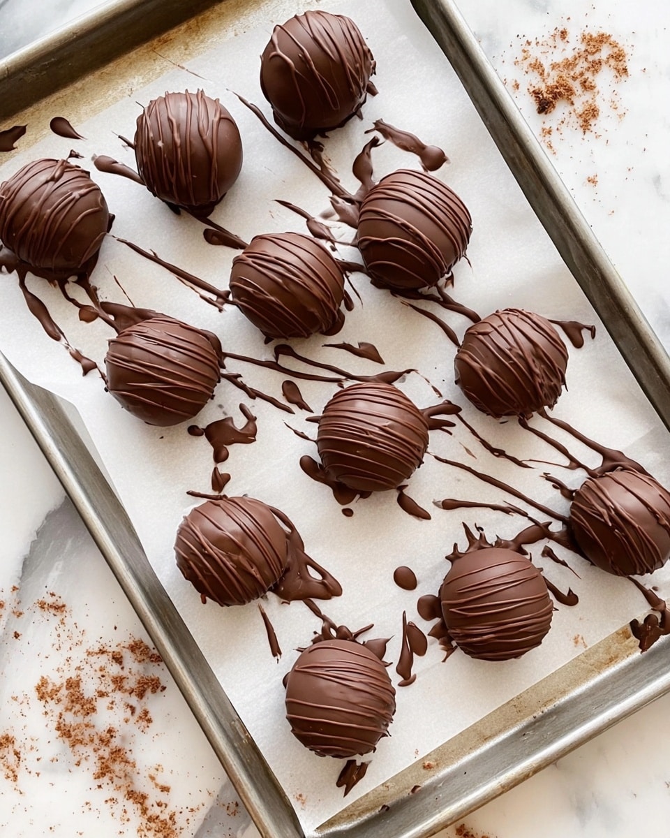 Chickpea Vegan Dark Chocolate Truffles - Irresistible Vegan Dessert