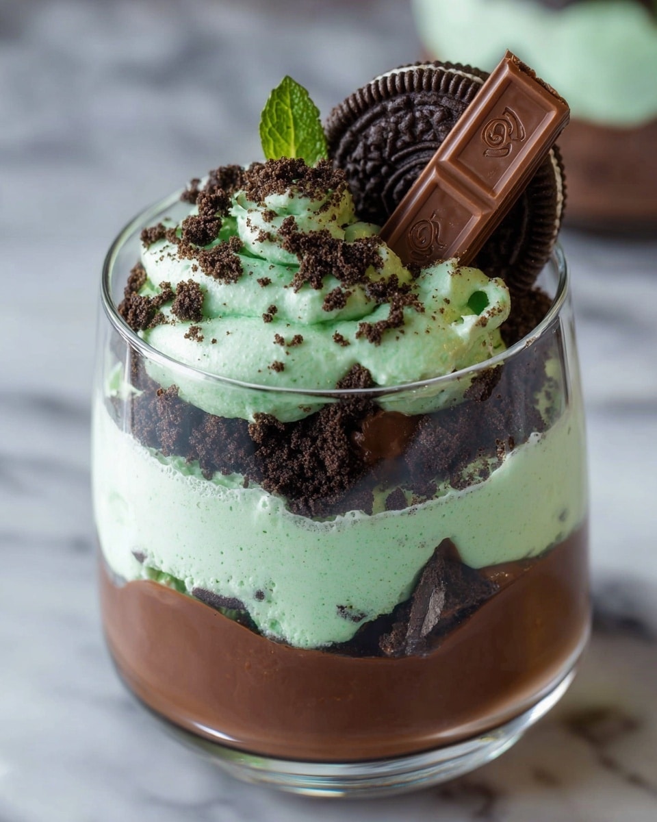 Grasshopper Parfait: Delightful Mint Chocolate Layered Dessert