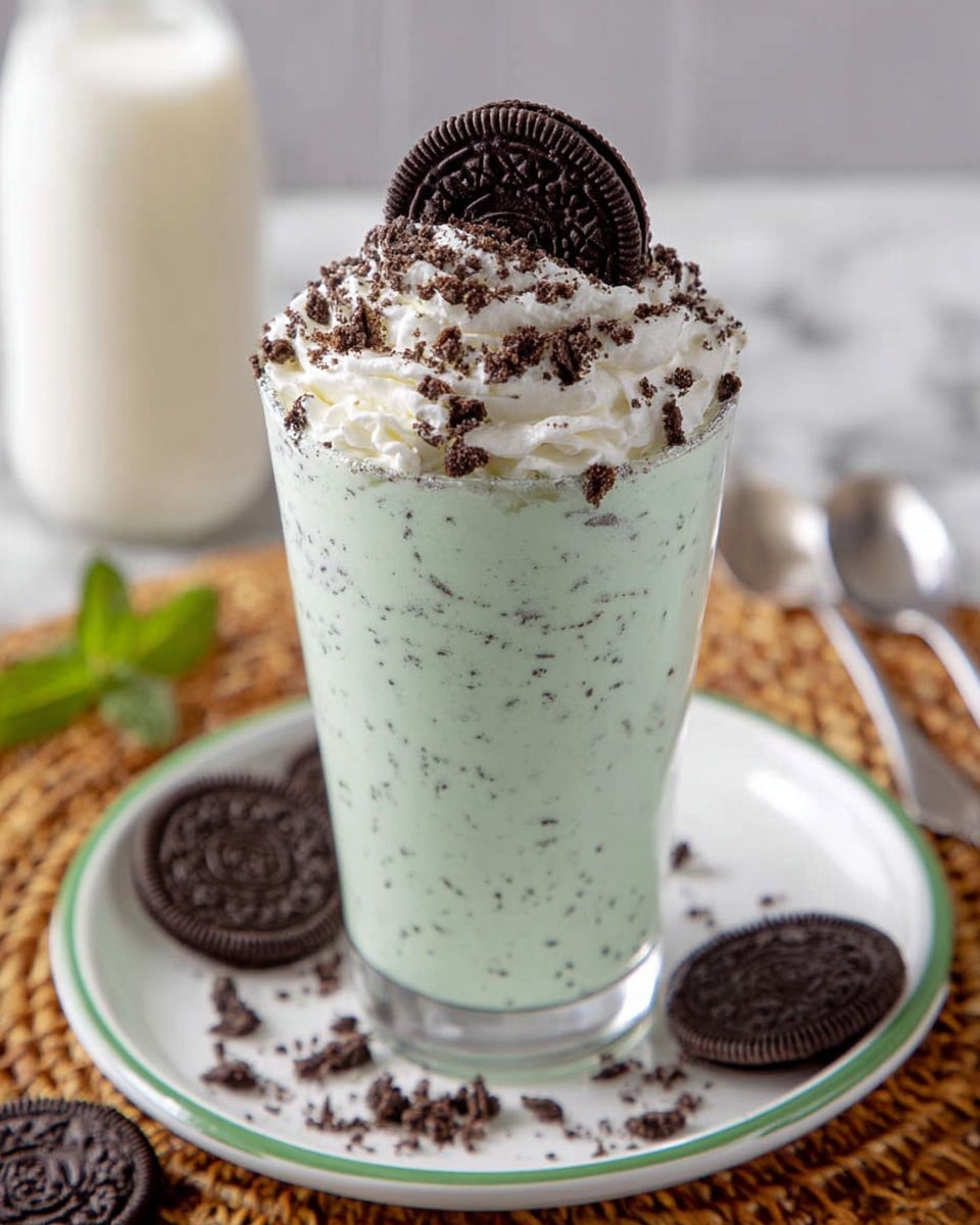 Mint Chocolate Chip Oreo Milkshake: Irresistible & Refreshing